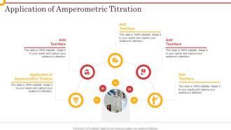 Application Of Amperometric Titration Ppt Sample Cpp PPT Slide