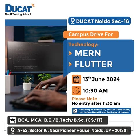 Ducat India On Linkedin Ducat Ducatindia Campusplacementdrive
