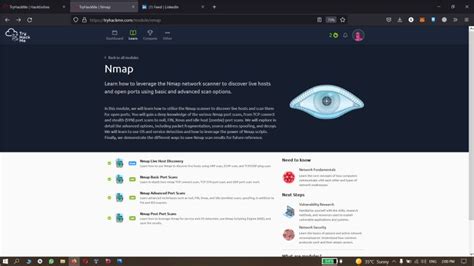 Biswajit Singh On Linkedin Tryhackme Nmap Cybersecurity Pentesting Ethicalhacking Networking