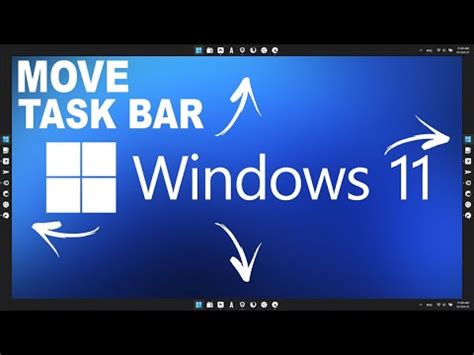 How To Change The Taskbar Position In Windows YouTube
