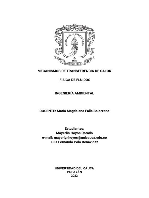 Fisica De Fluidos Pdf Conduccion Termica Convección
