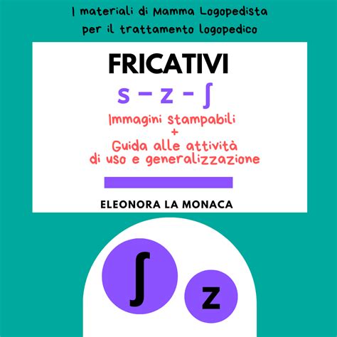 Kit Stampabile Fricative S Z ʃ Mamma Logopedista Shop