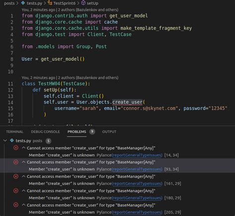 Wrong Type Of User In Django · Issue 2939 · Microsoftpyright · Github
