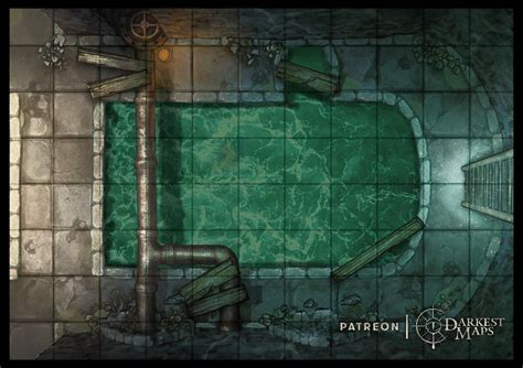 The Sewer Free Demo Map [8x11] R Dndmaps