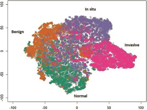 T Sne Visualization Of Cancercaps Layer Features Download Scientific Diagram