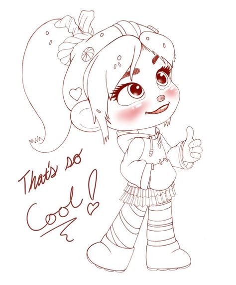 How To Draw Vanellope Von Schweetz Full Body