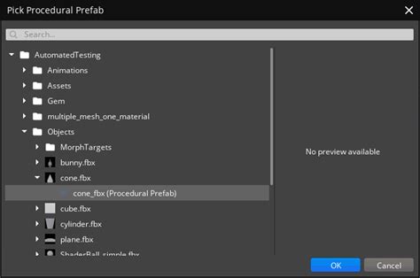 Procedural Prefab Open 3d Engine