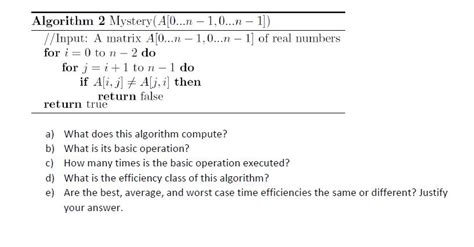 solved algorithm 2 mystery a 0 n 1 0 1] input a