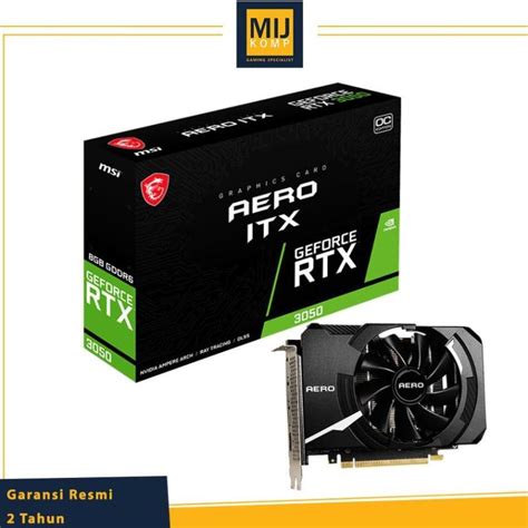 Jual Vga Msi Geforce Rtx3050 Rtx 3050 Aero Itx 8g Oc Di Seller Mij Komp Sei Rengas Permata