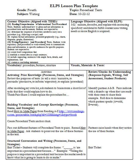 I Teach Dual Language How To Write Procedural Texts