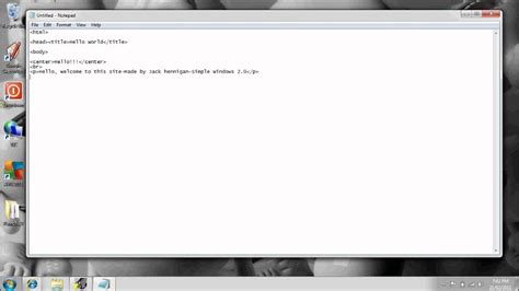 Html Basics Tutorial 1 Youtube