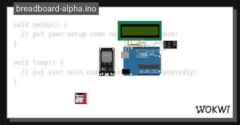 Breadboard Alpha Ino Wokwi ESP32 STM32 Arduino Simulator