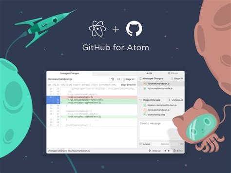 GitHub For Atom Atom Github Git
