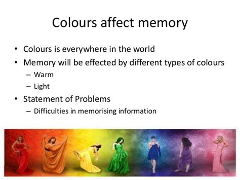 Colors Effect Human Memory