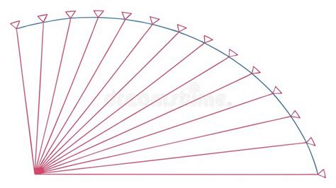abstract geometric radial pattern design element art vector design generative ai stock vector