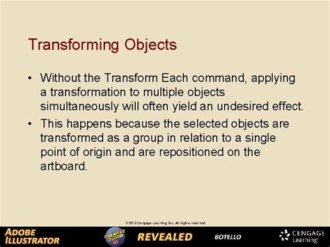 chapter 4 transforming and distorting objects transforming objects