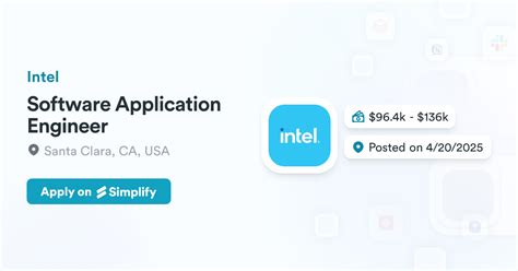 Software Application Engineer Intel Simplify Jobs