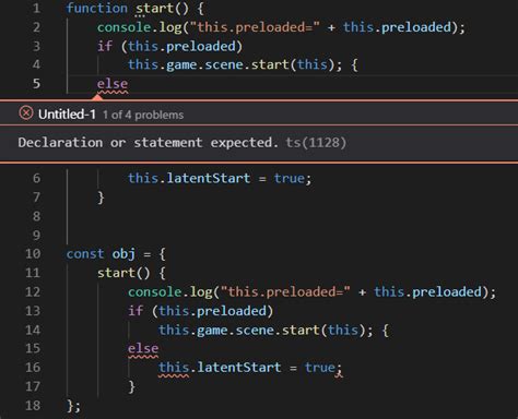 Js Lint Fail Issue Microsoft Vscode Github