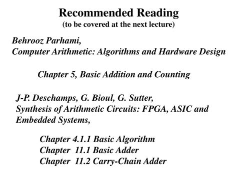 PPT Number Representation Part Fixed Radix Signed Representations Floating Point