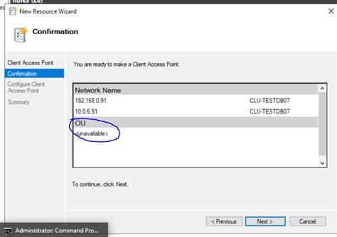 Failover Cluster Manager Cant Reach Ad Microsoft Qanda