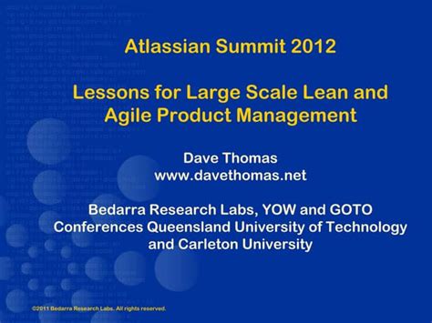 Lessons For Large Scale Lean And Agile Product Development Atlassian