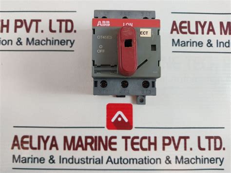 Abb Ot45e3 Disconnect Switch Aeliya Marine