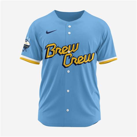 Mlb Milwaukee Brewers Personalized 2024 City Connect Baseball Jersey