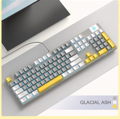 MageGee MK Armor Wired Mechanical Keyboard Detachable Keycap 104 Key Full Size Gaming Keyboard