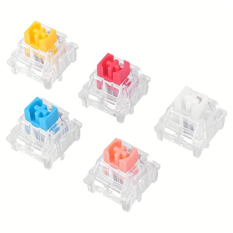 35PCS Mechanical Keyboard Switch Linear Clicky Tactile Switch Linear Shaft Custom Shaft 3