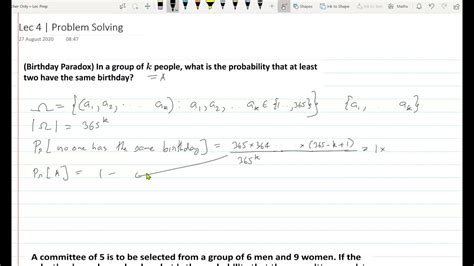 1 4 Problem Solving Prob For CS YouTube
