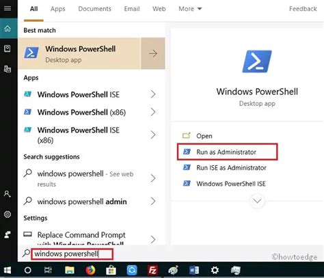 How To Open Powershell As Administrator In Windows 10