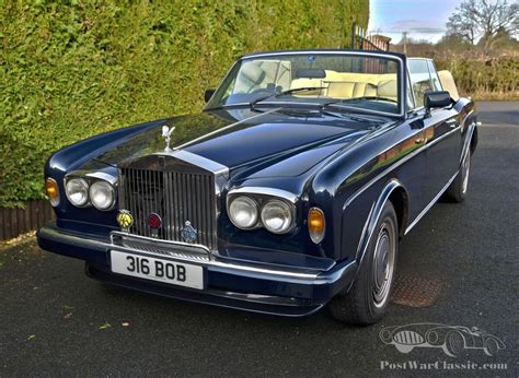 Car Rolls Royce Corniche 3 Convertible 1990 For Sale Postwarclassic
