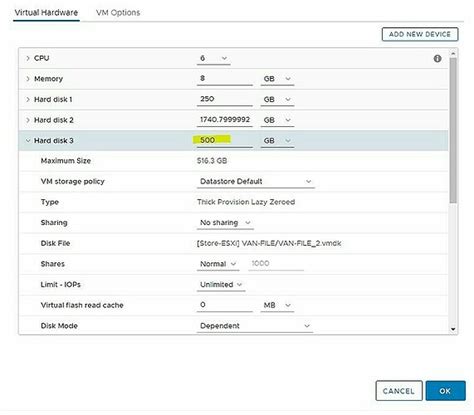Shrink Vm Disk Size And Add Back To Datastore Virtualization Spiceworks Community