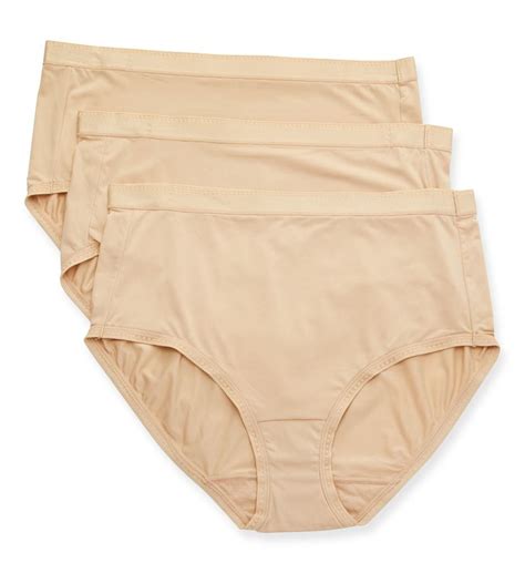 Vanity Fair Womens Comfort Where It Counts Brief Underwear 3 Pack
