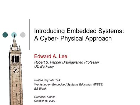 Ppt Introducing Embedded Systems A Cyber Physical Approach Powerpoint Presentation Id1624350