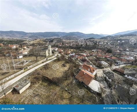 Aerial View of Village of Hvoyna, Bulgaria Stock Image - Image of ...