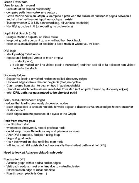 Graph Traversals Graph Traversals Uses For Graph Traversal Uses Are Often Around Reachability