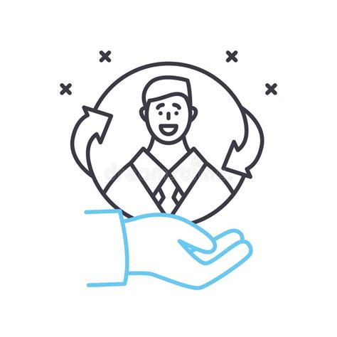 Best Proposal Line Icon Outline Symbol Vector Illustration Concept Sign Stock Vector