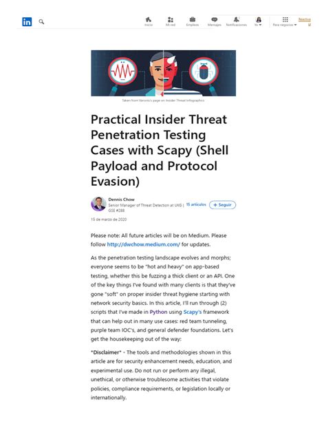 Practical Insider Threat Penetration Testing Cases With Scapy Shell Payload And Protocol