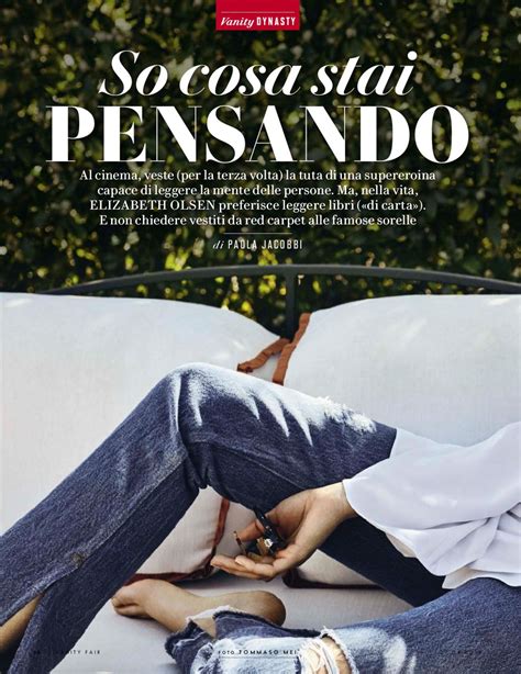 Elizabeth Olsen Vanity Fair Magazine Italy April 2016 Issue • Celebmafia