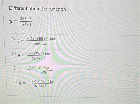 solved differentiate each function c
