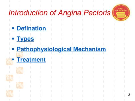 Solution Antianginal Drug Introduction Of Angina Pectoris Its