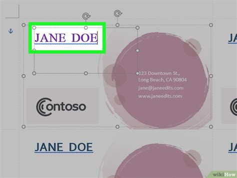 วิธีการ ทำนามบัตรด้วยโปรแกรม Microsoft Word พร้อมรูปภาพ