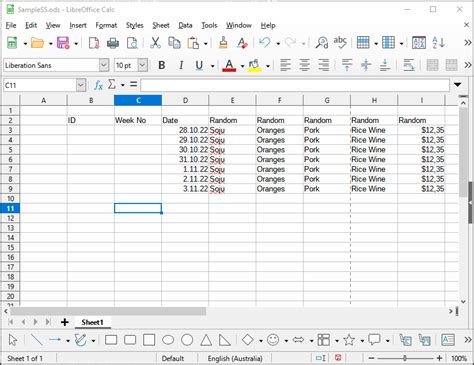 Auto Populate Adjacent Cells With Data English Ask Libreoffice