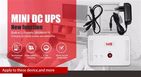 SKE SK Mini UPS For Wifi Router ONU IP Cam CC Cam MAh With Output Price In