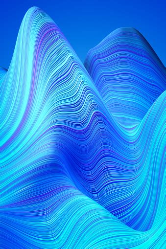 파란색과 분홍색 톤의 여러 가지 색상의 곡선 구조 및 줄무늬 물결 모양 배경 0명에 대한 스톡 벡터 아트 및 기타 이미지 0