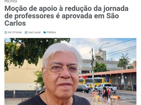 Portal Primeira Página Destaca Moção De Apoio à Campanha Do Cpp Em São Carlos Cpp Centro Do