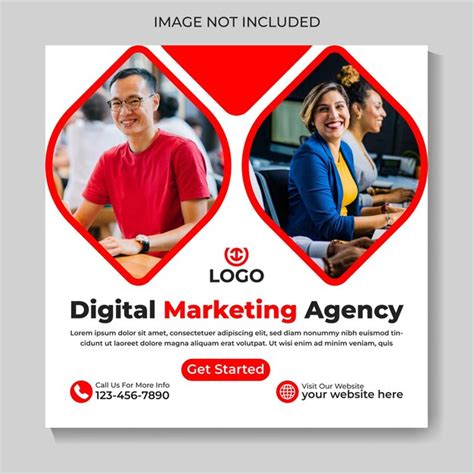 Premium Vector Creative Digital Marketing Agency Social Media Post