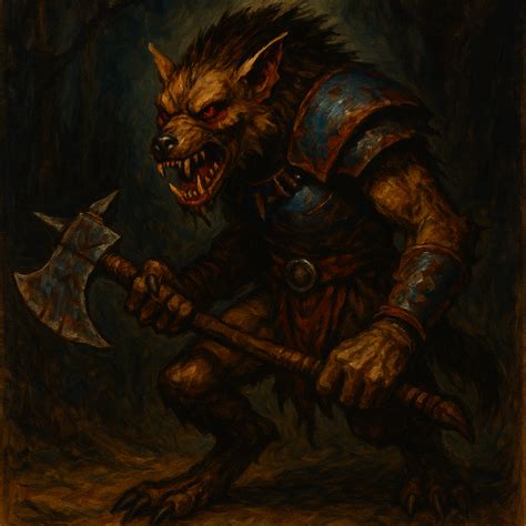 Gnoll 5e Stat Block Ac Hp Cr And Actions Far Reach Co