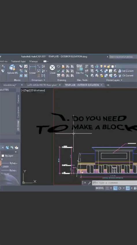 Best Block Practice From Autocad Professional